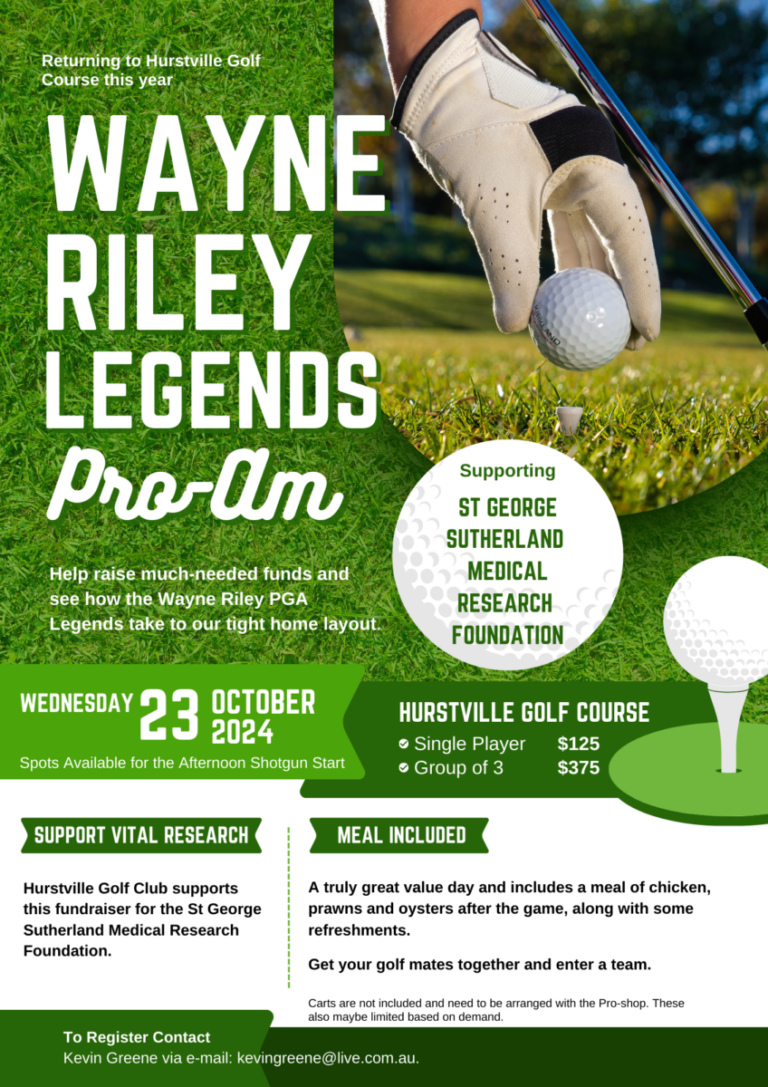 Wayne Riley Legends Pro-Am - Hurstville Golf Club
